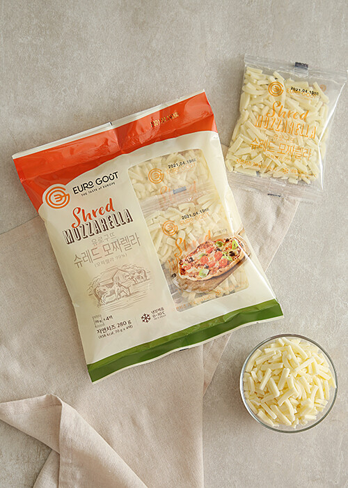 [유로구뜨] 슈레드 모짜렐라 피자치즈 70g X 4개 280g