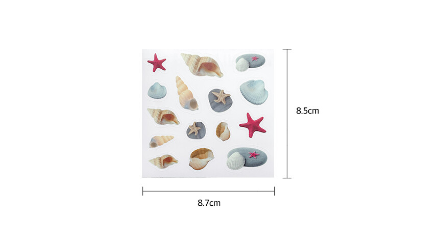 Transparent Sticker ( Sea object 0001 )