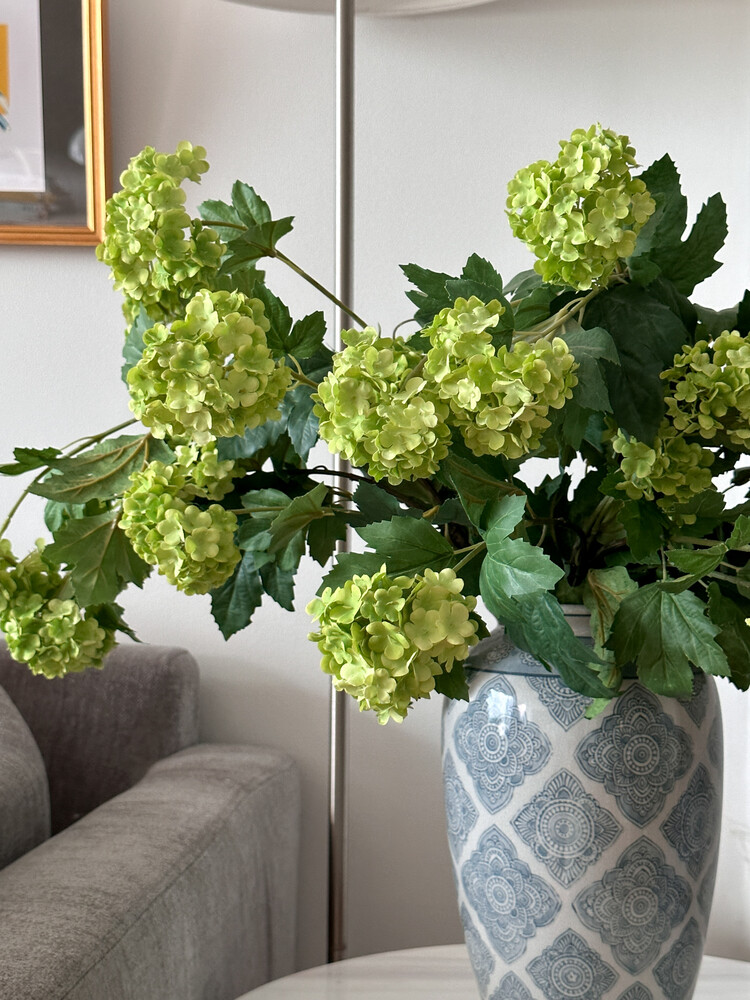 Vivid green viburnum snowball (1대) - Amaranthine Blooms