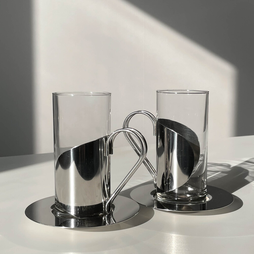 WMF Glass Set with Stainless Steel handle