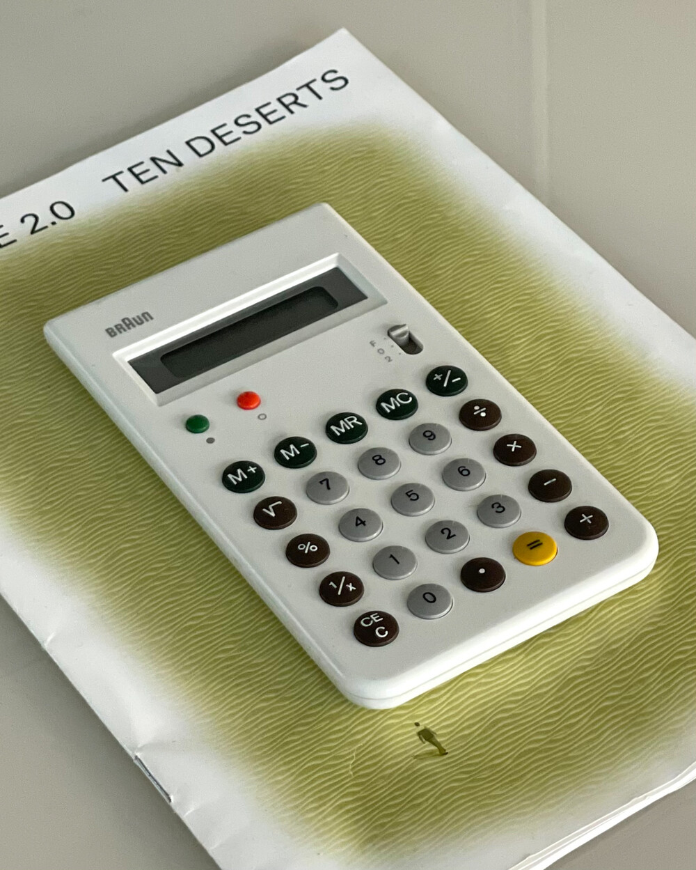 BRAUN Pocket Calculator 4835 ET55 / White