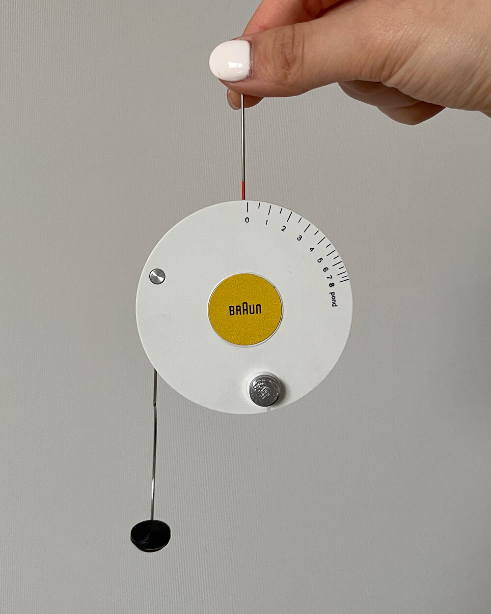 BRAUN Stylus Tracking Force Gauge, 1962