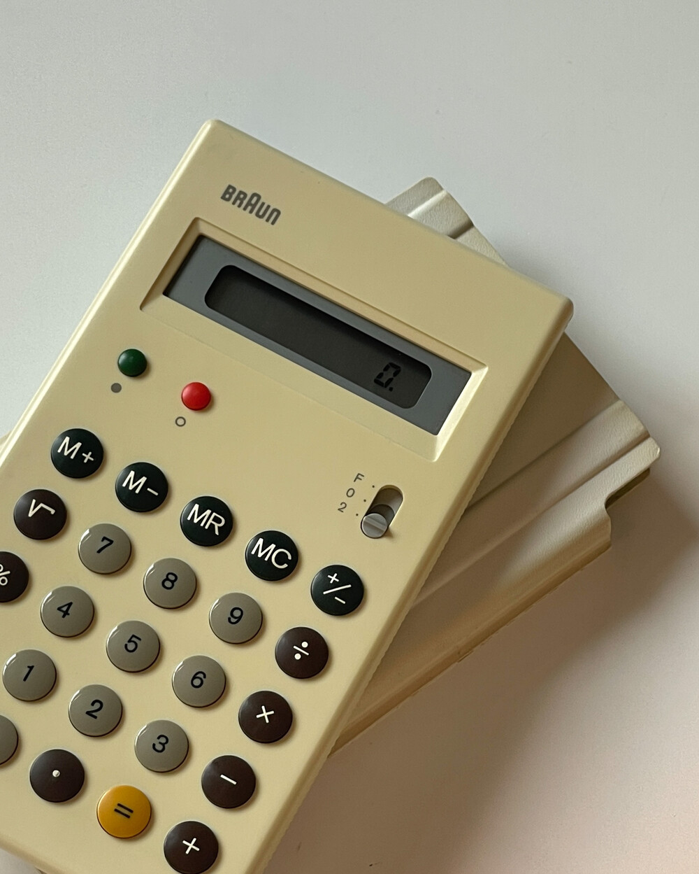 BRAUN Pocket Calculator 4835 ET55 / White