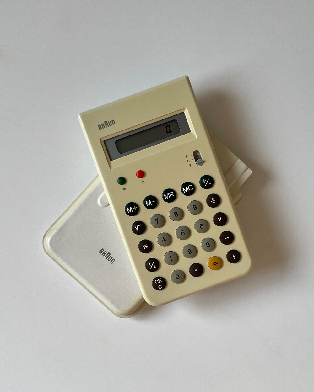 BRAUN Pocket Calculator 4835 ET55 / White