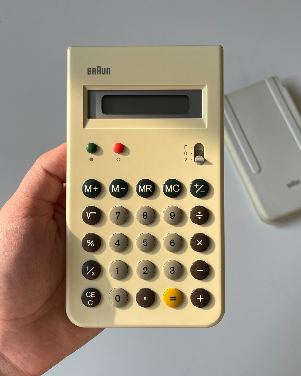 BRAUN Pocket Calculator 4835 ET55 / White