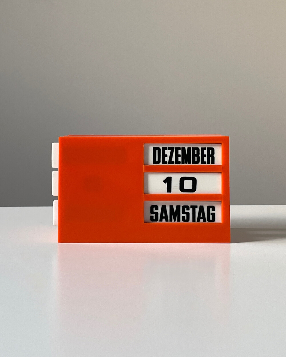 Vintage Orange Perpetual Calendar