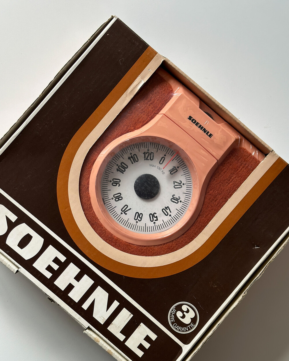 Vintage SOEHNLE Fluffy Orange Weight Scale