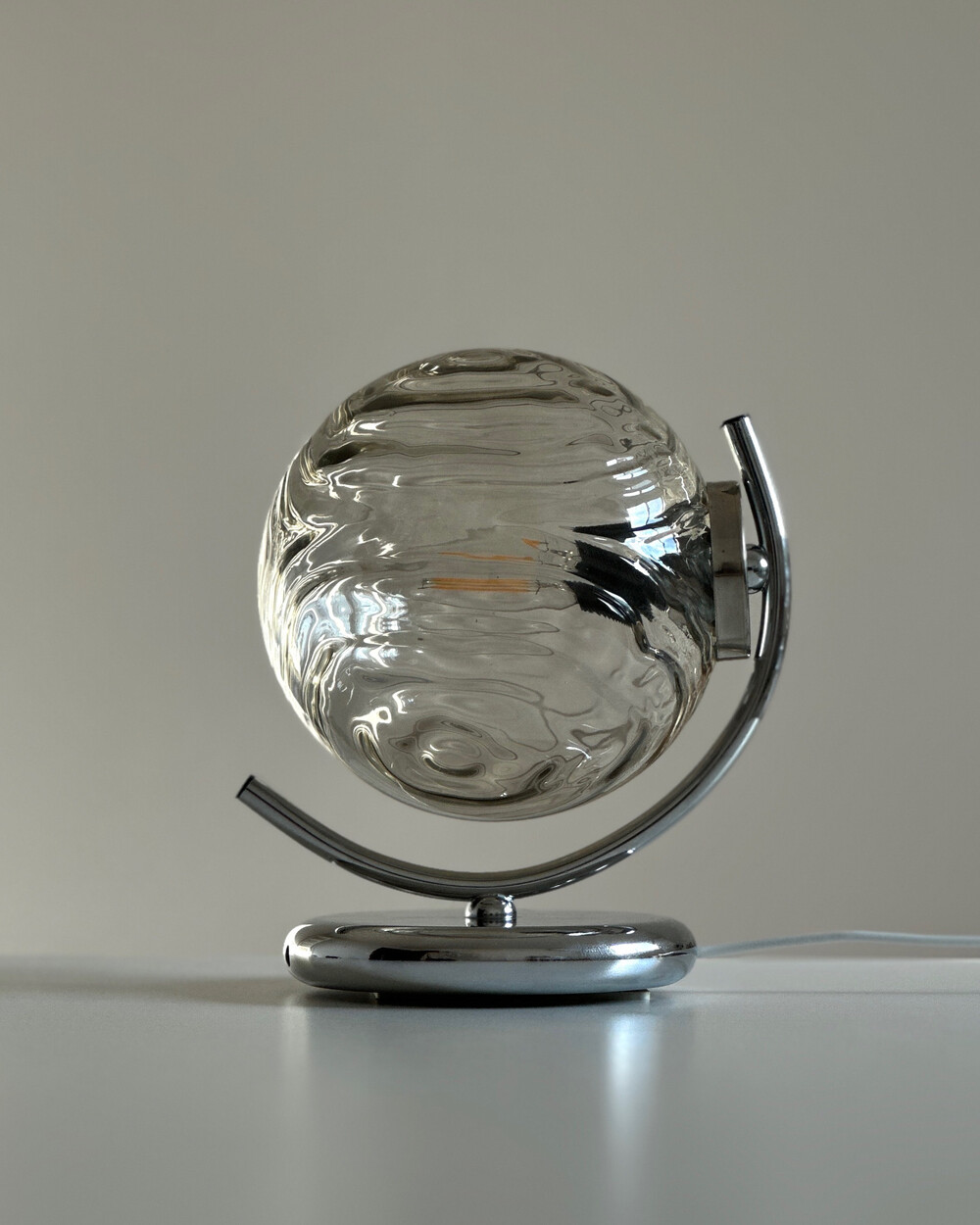 Vintage Glass Ball Lamp