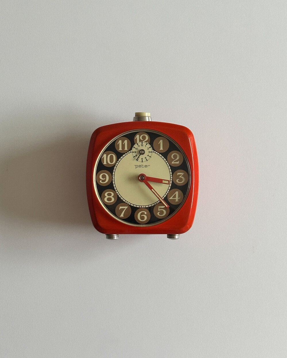 70s PETER Alarm Table Clock