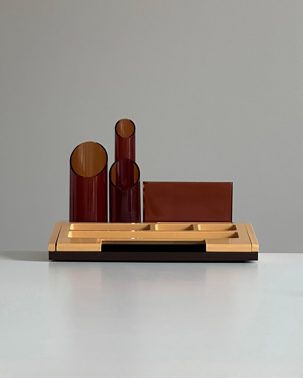 80s Vintage Desk Organizer