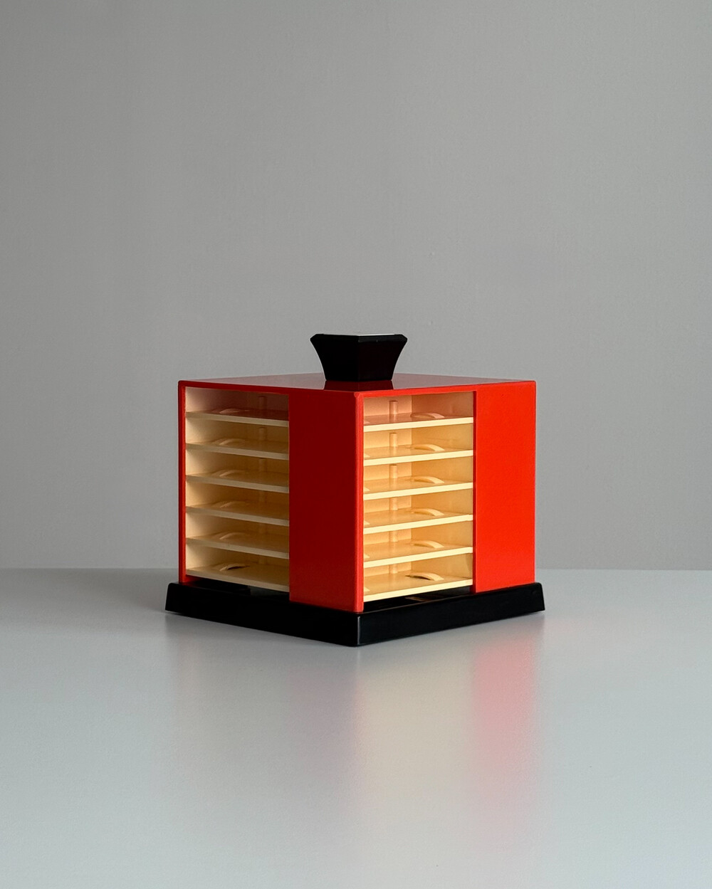 70s SCHUMM PlASTIC Cassette Tape Holder