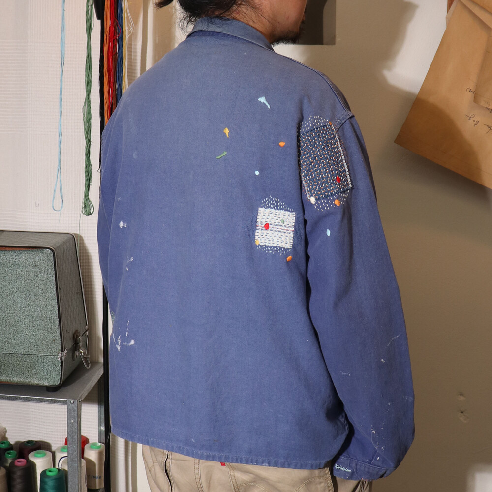 French work jacket _ splatter
