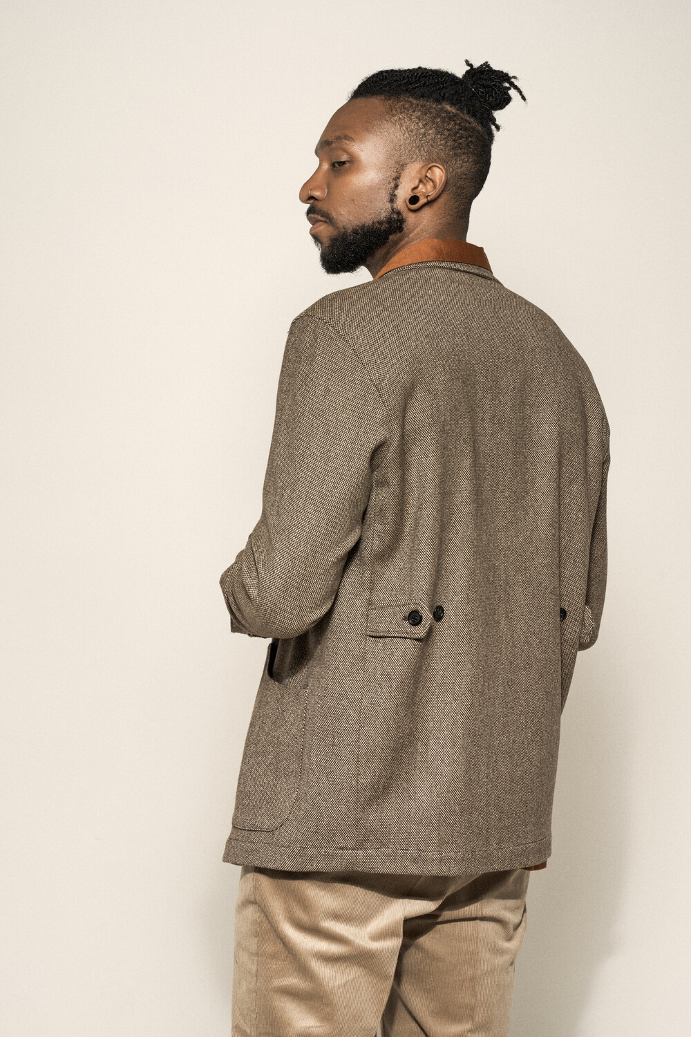 Pino wool teba jacket (Brown)