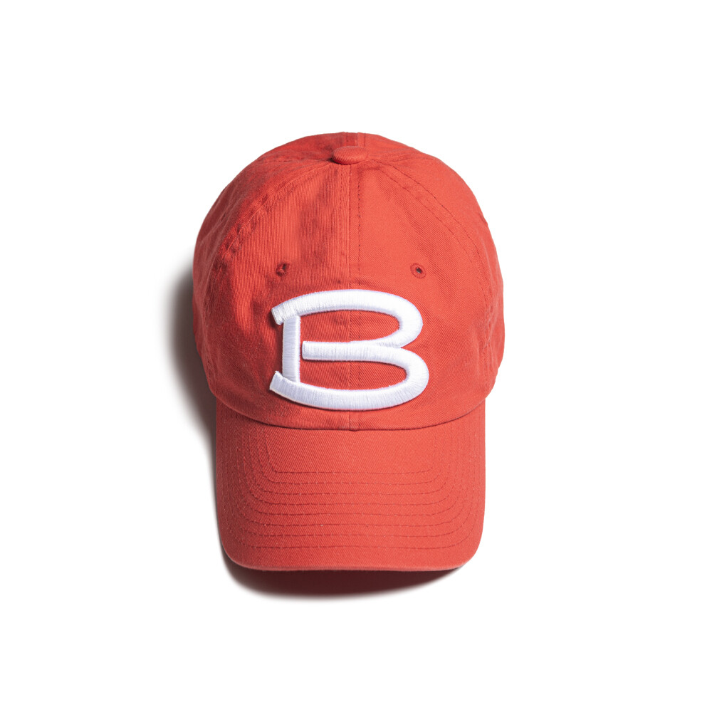 B Ball cap, Red