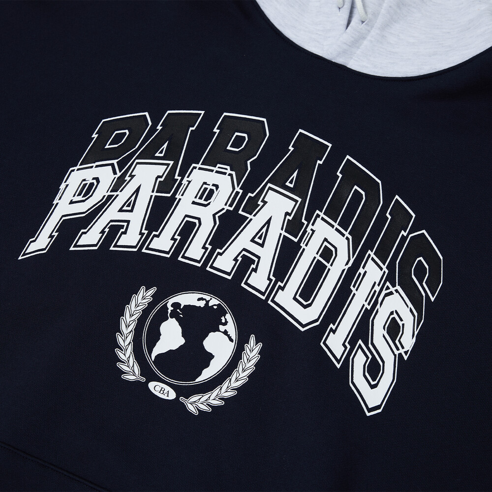 Paradis Hoodie Navy & Melange Gray