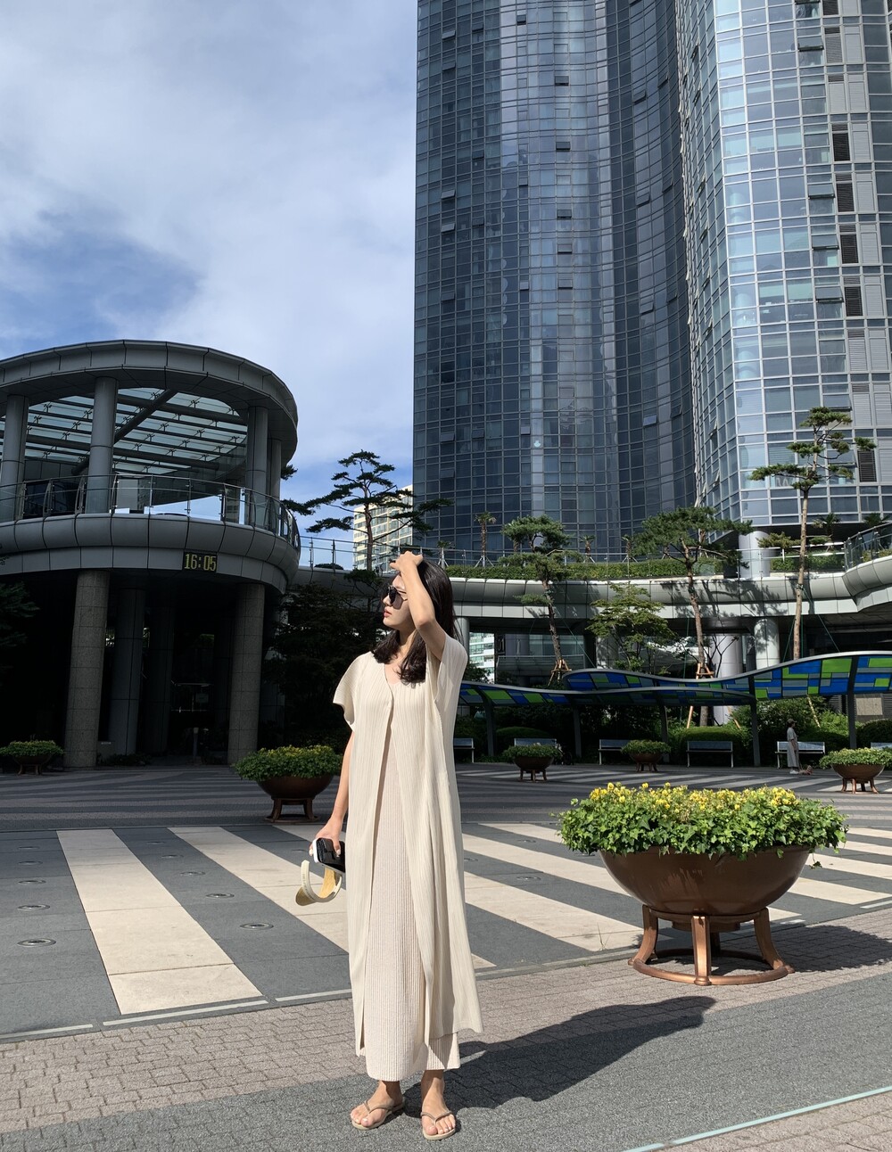 pleats maxi cardigan (2color)