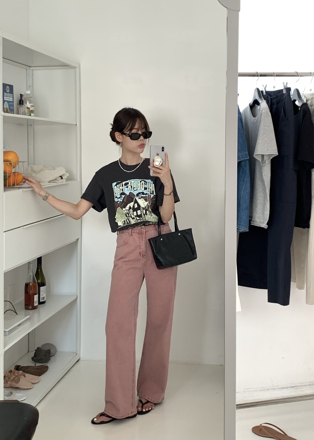 PIGMENT WASHING COTTON PANTS