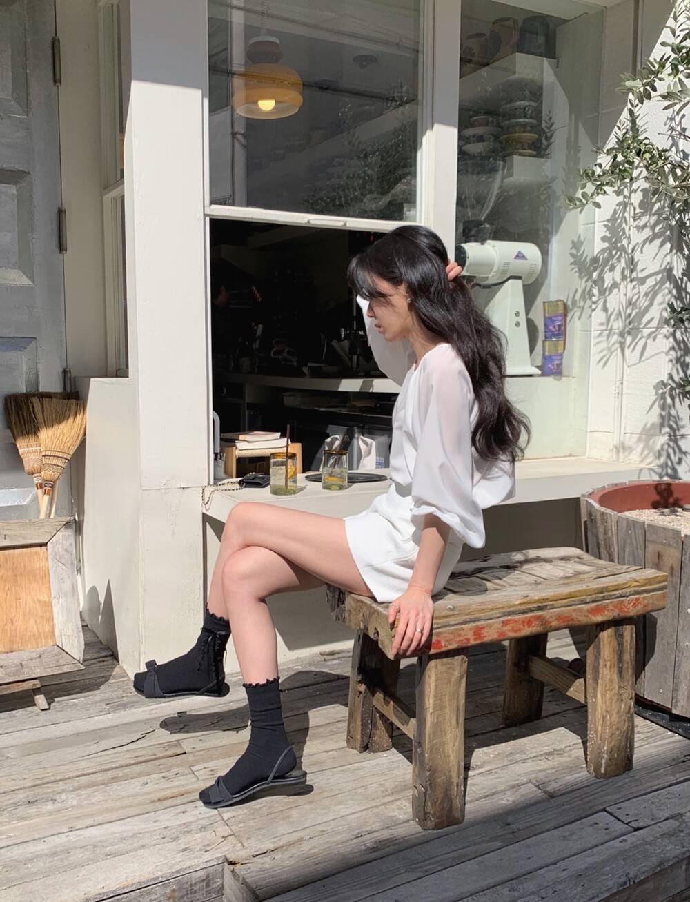 Moco string blouse (LAVIEDOR)