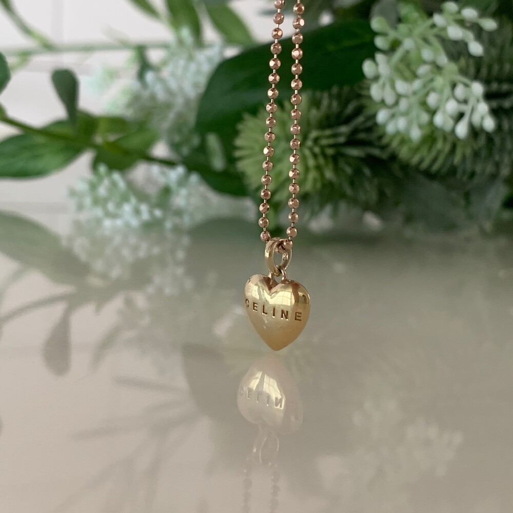 CELINE heart necklace (silver9.25)
