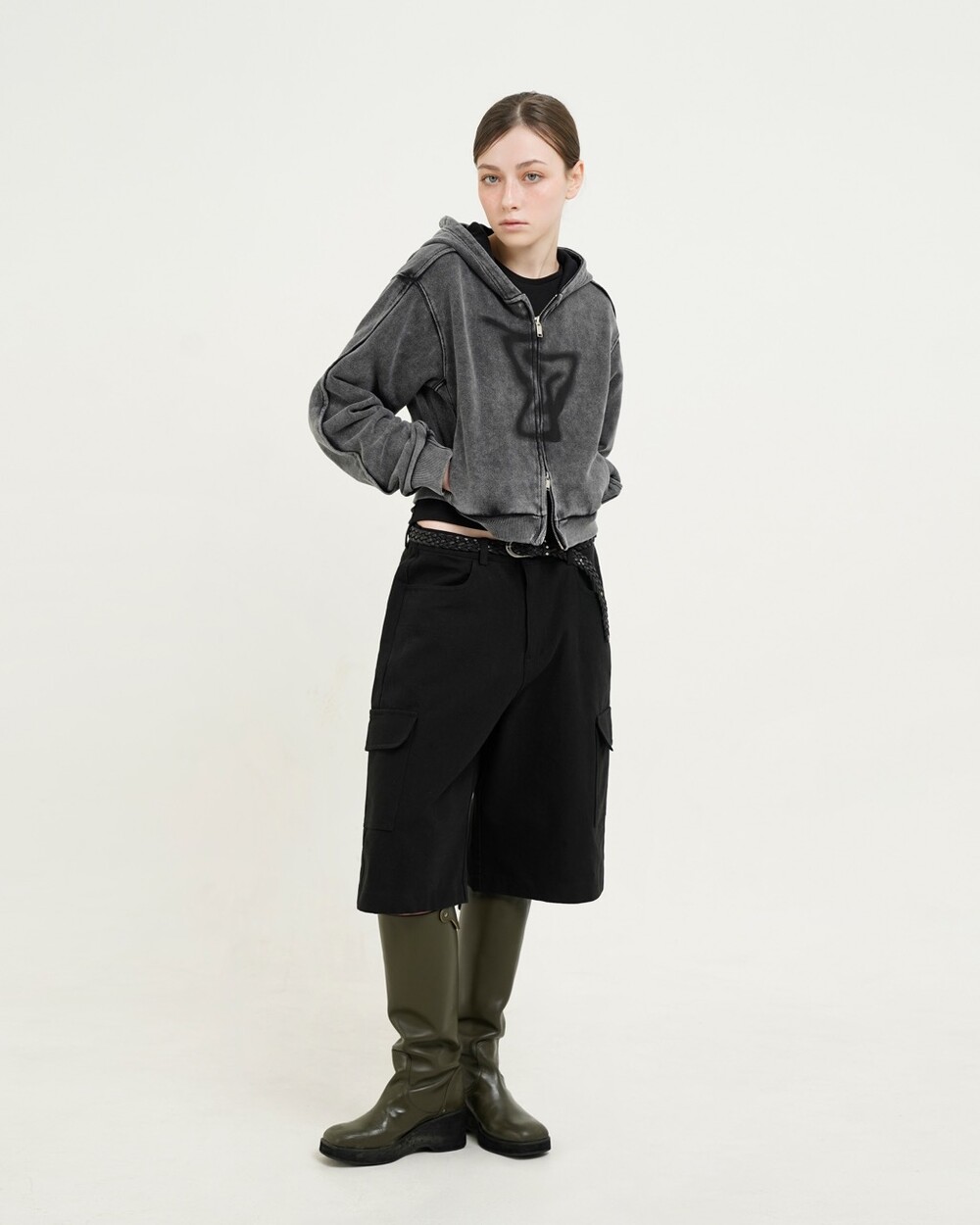 GRAPHIC LOGO HOOD ZIPUP