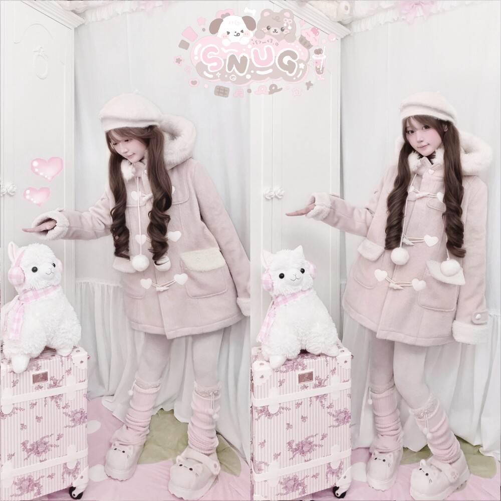Dear Hug Coat ♡ Pink Honey