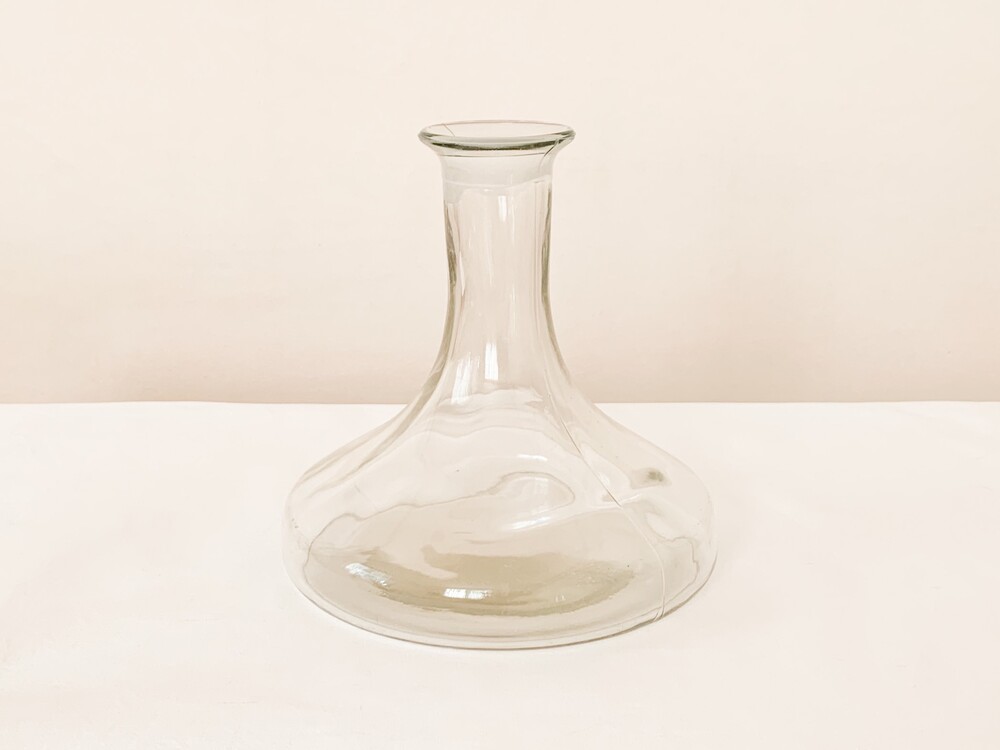 1960s dema glass decanter