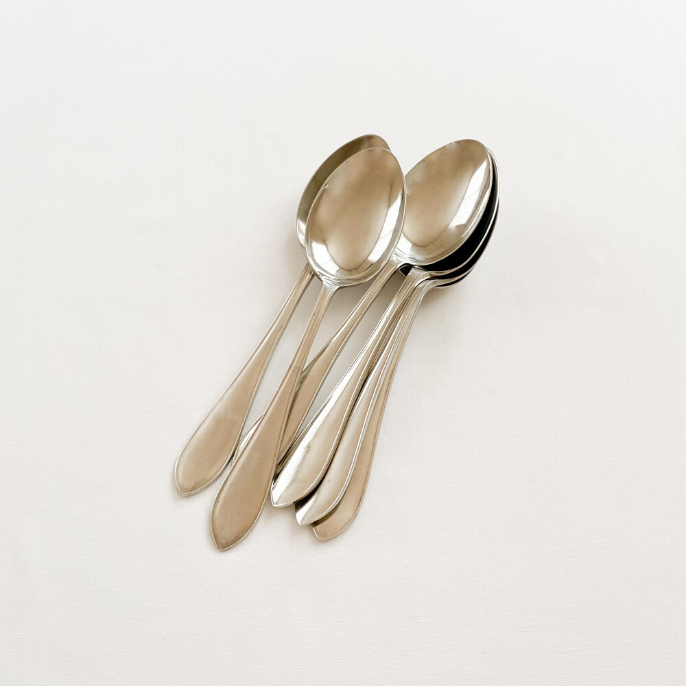 1950s english silver plated dessert spoon