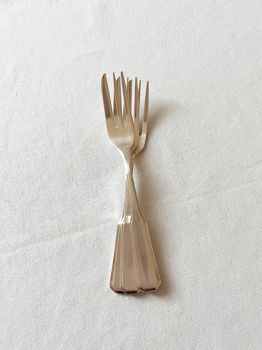 1960s viners silver plated cake fork