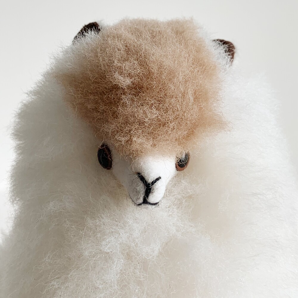 Handmade peru alpaca doll (2color)