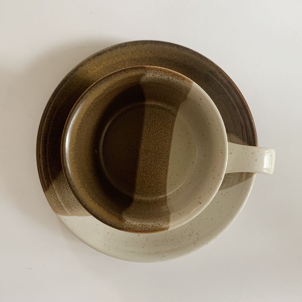 1970s MIKASA pottery cup and Saucer