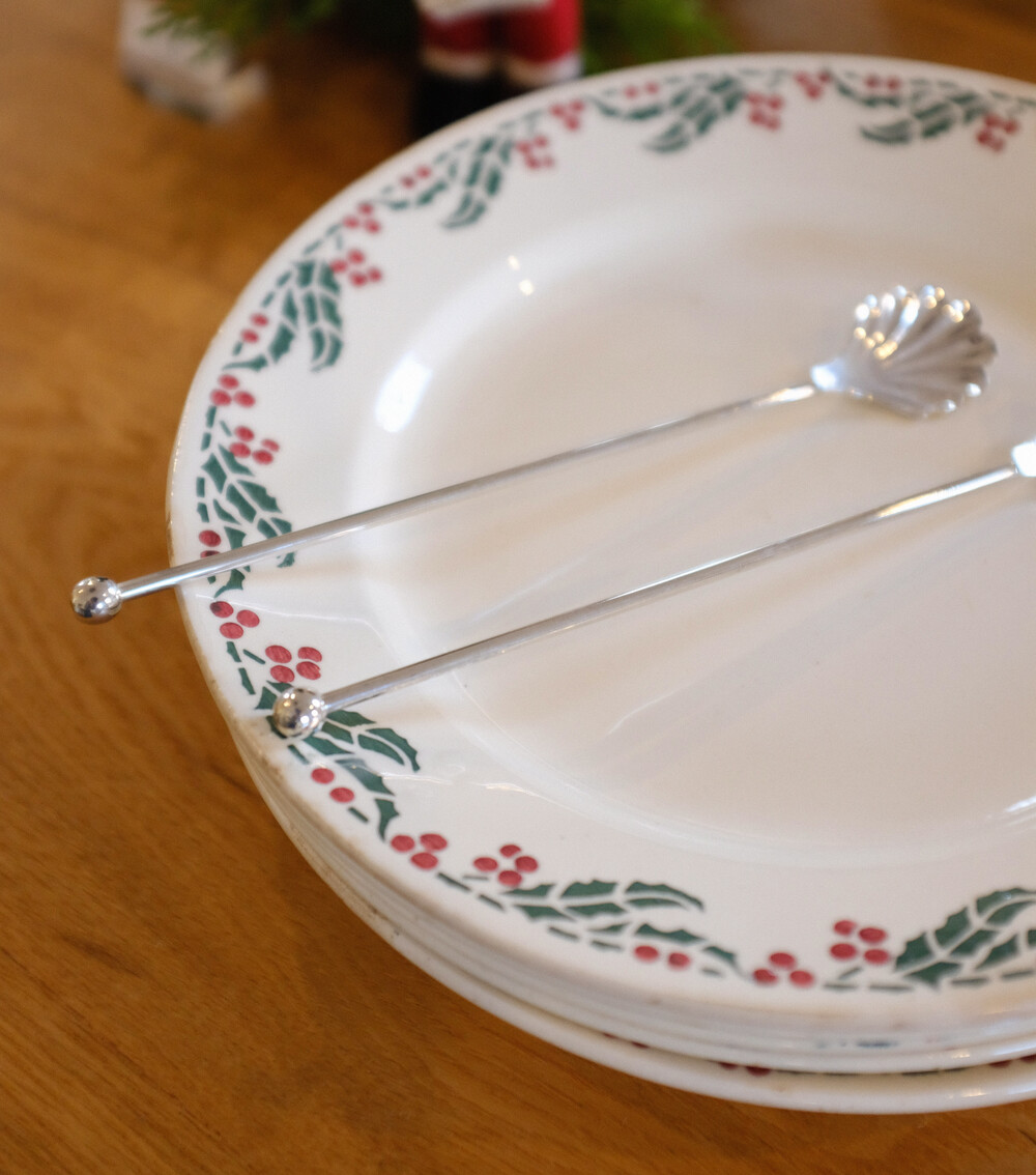 1960s French berry salad plate