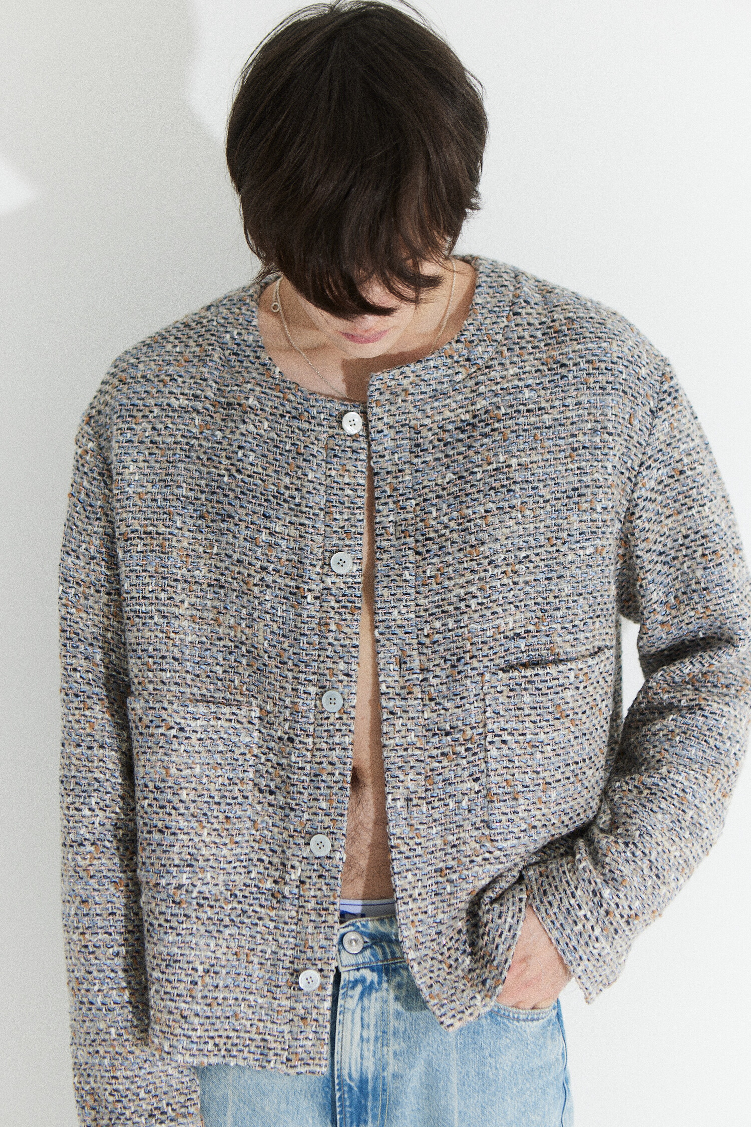 candy tweed cardigan