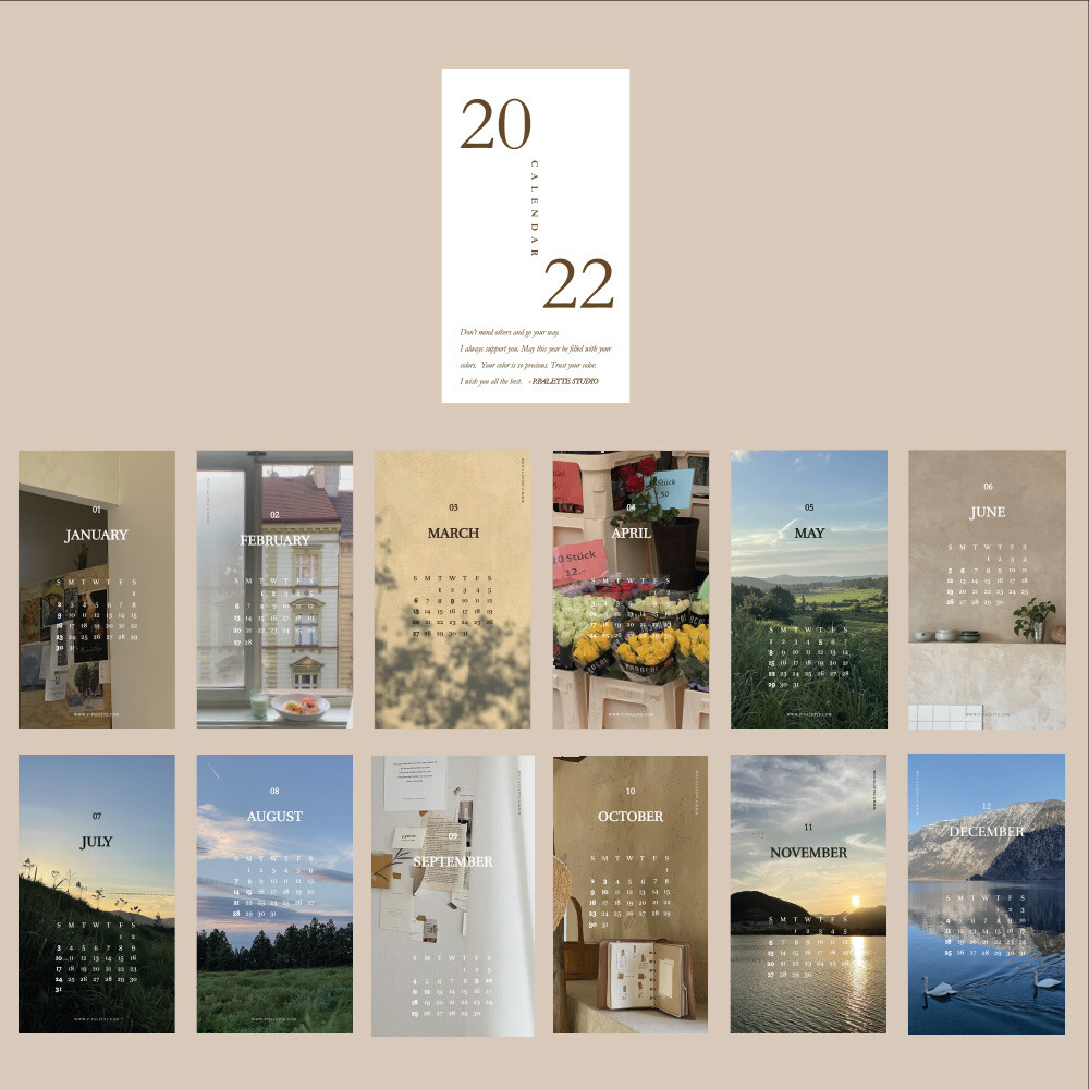 2022 MINI PHOTO CALENDAR