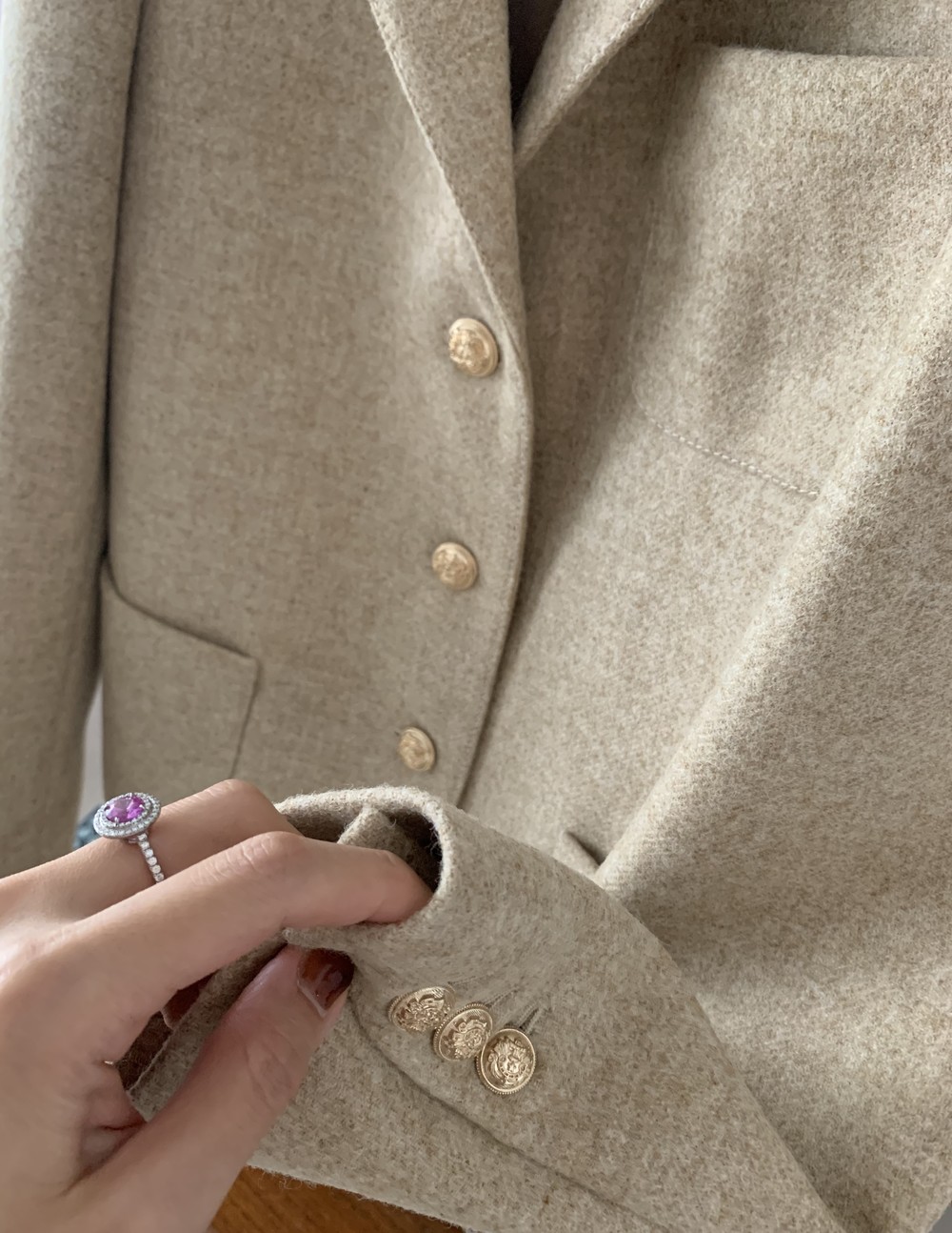 Atelier De Cemoment Classic Moon Tweed Wool Jacket _ Fabric by MOON ...