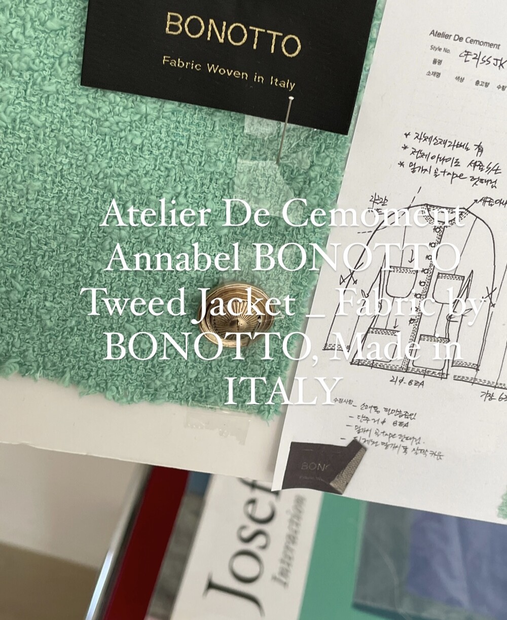 Atelier De Cemoment Annabel BONOTTO Tweed Jacket _ Fabric by BONOTTO ...