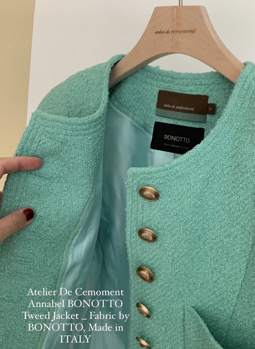 Atelier De Cemoment Annabel BONOTTO Tweed Jacket _ Fabric by BONOTTO ...