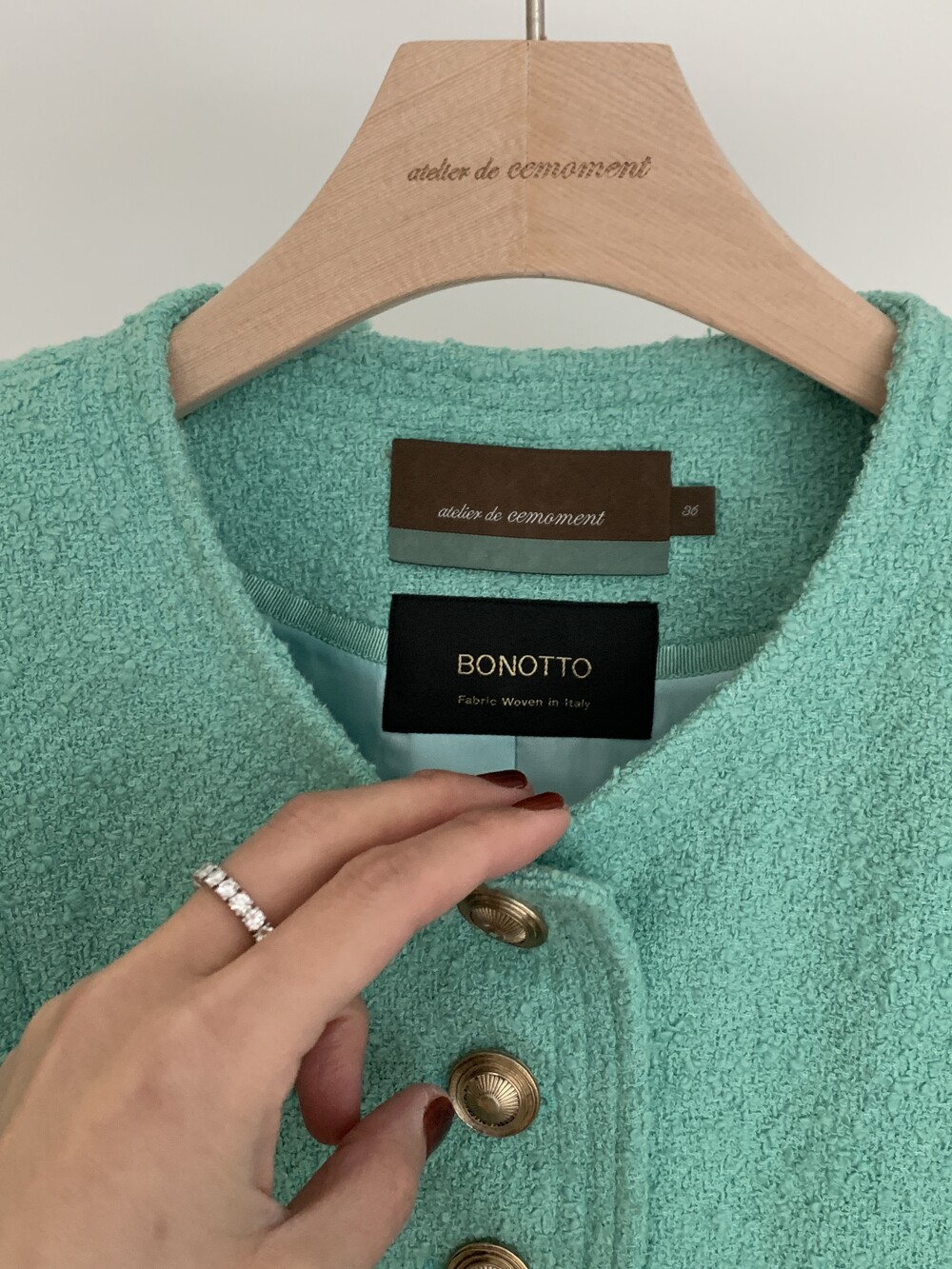 Atelier De Cemoment Annabel BONOTTO Tweed Jacket _ Fabric by BONOTTO ...