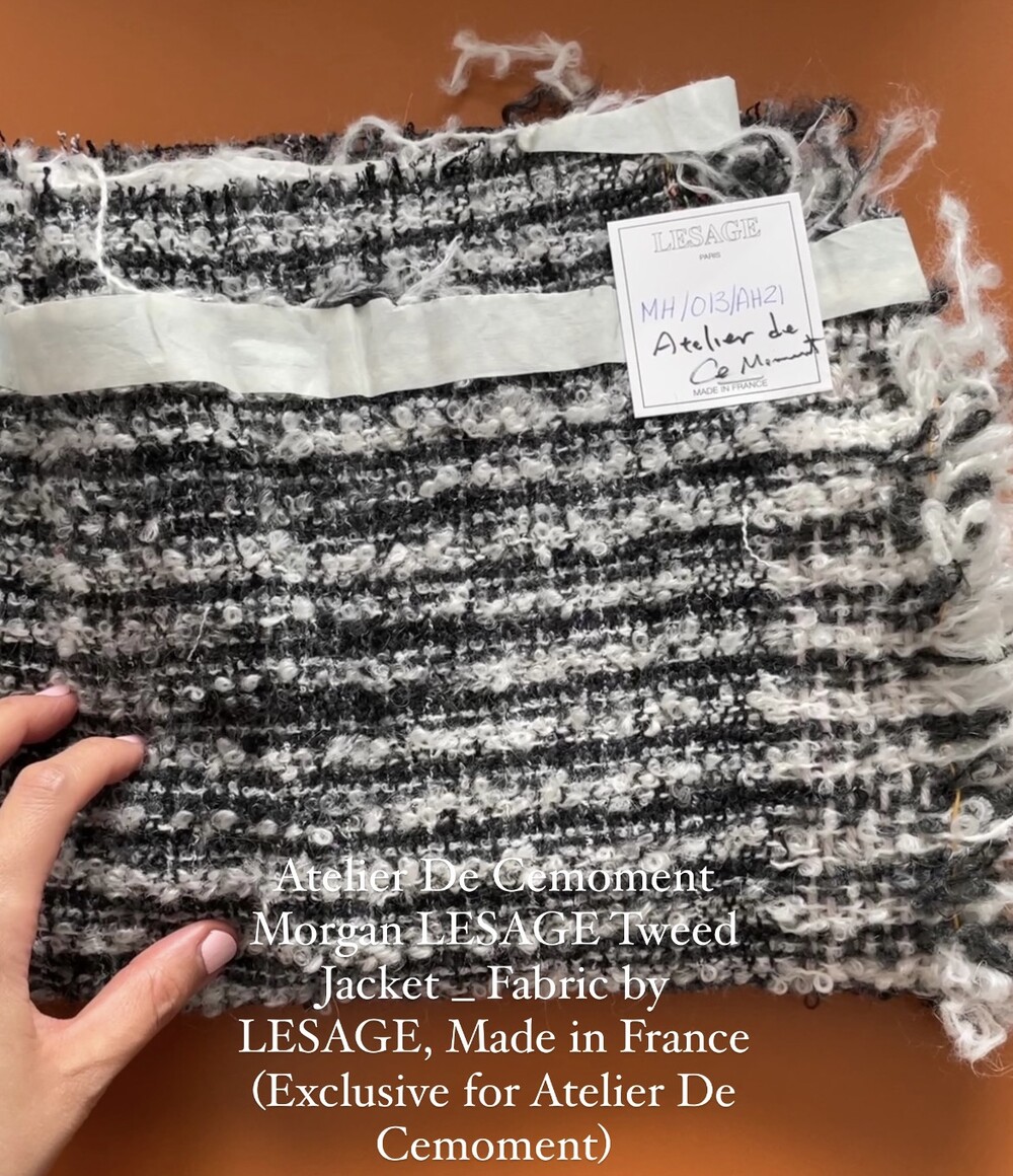 Atelier De Cemoment Morgan LESAGE Tweed Jacket _ Fabric by LESAGE, Made ...