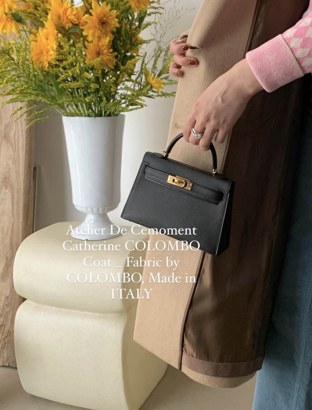 Atelier De Cemoment Catherine COLOMBO Coat _ Fabric by COLOMBO, Made in ...