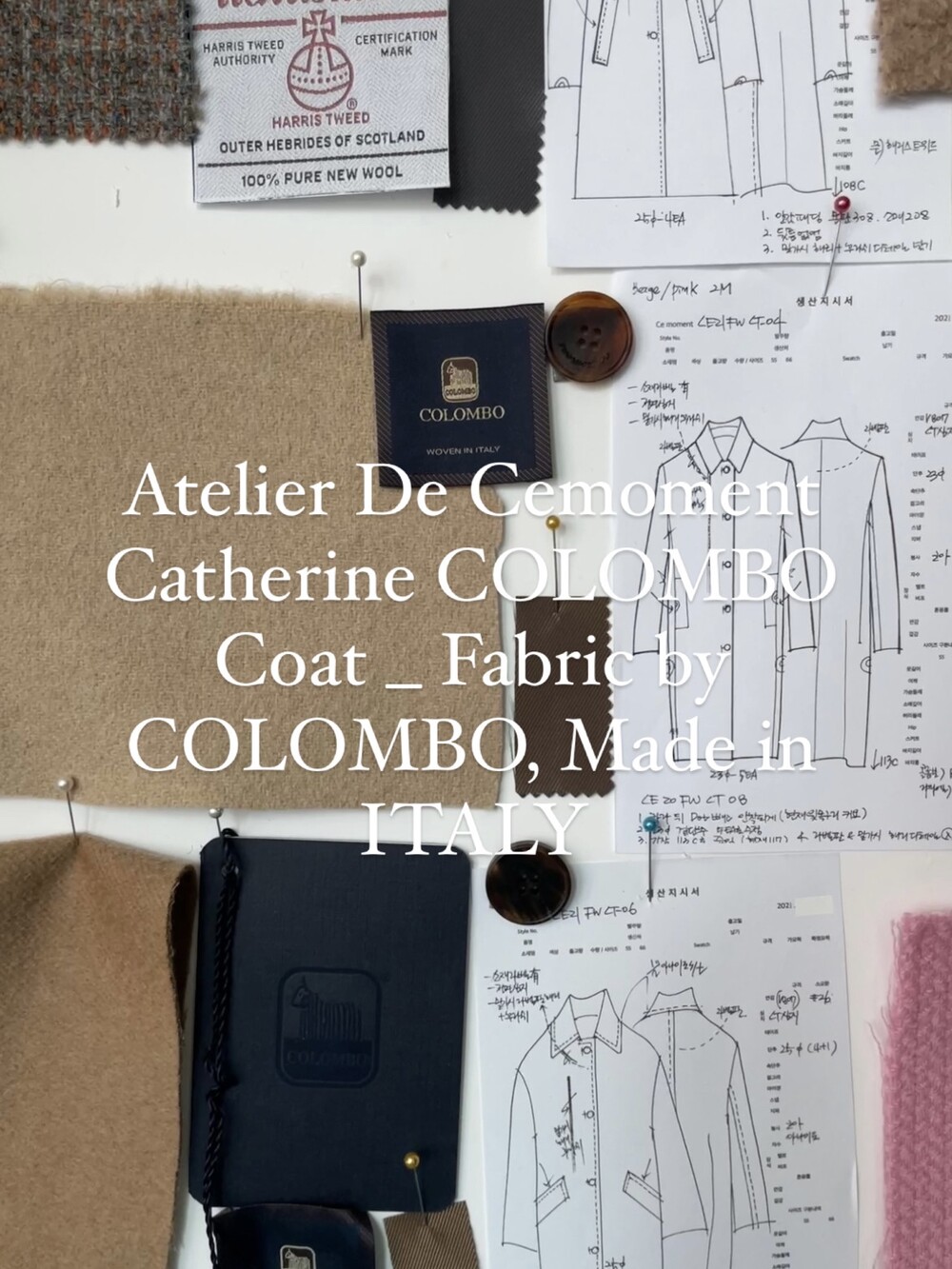 Atelier De Cemoment Catherine COLOMBO Coat _ Fabric by COLOMBO, Made in ...