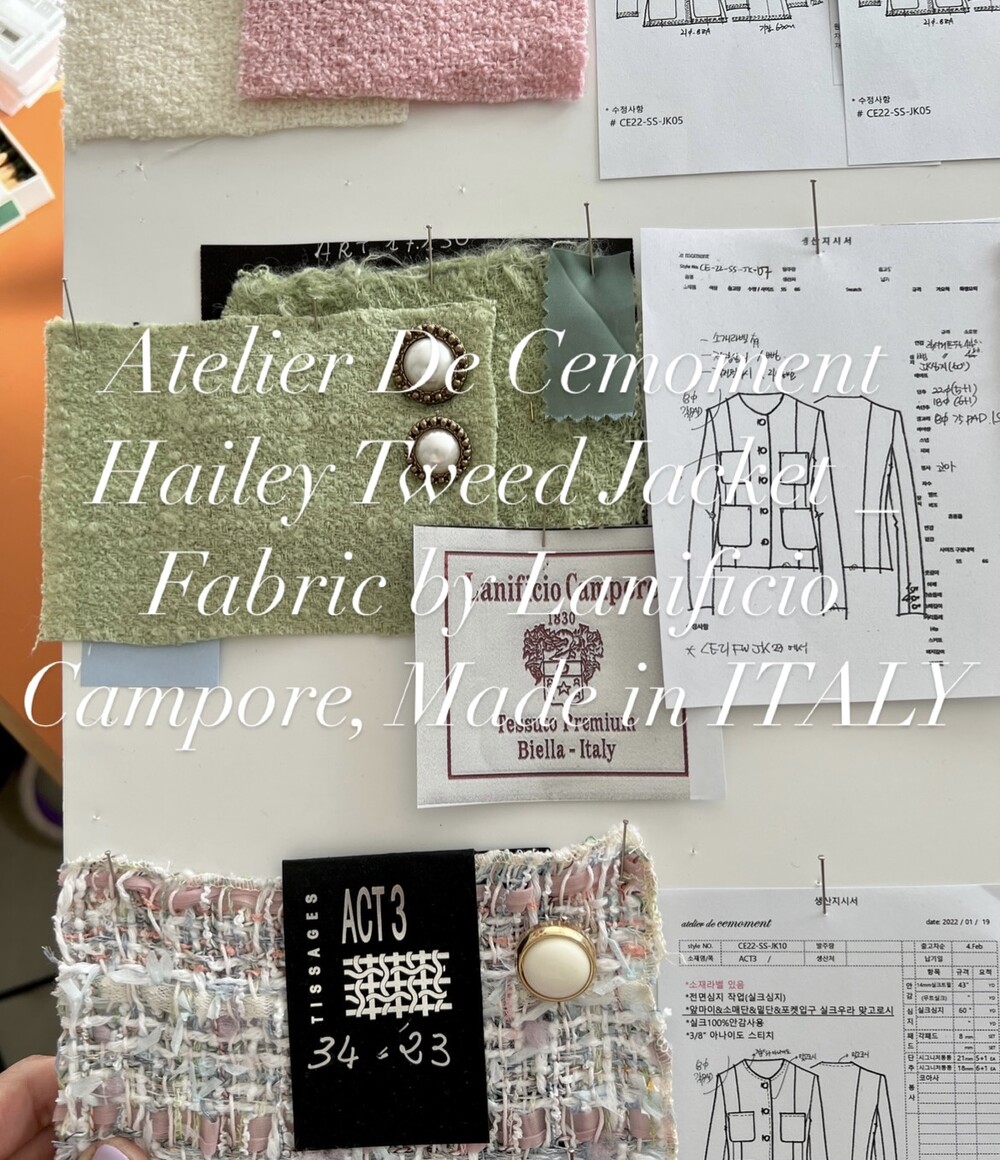 Atelier De Cemoment Hailey Tweed Jacket _ Fabric by Lanificio Campore ...