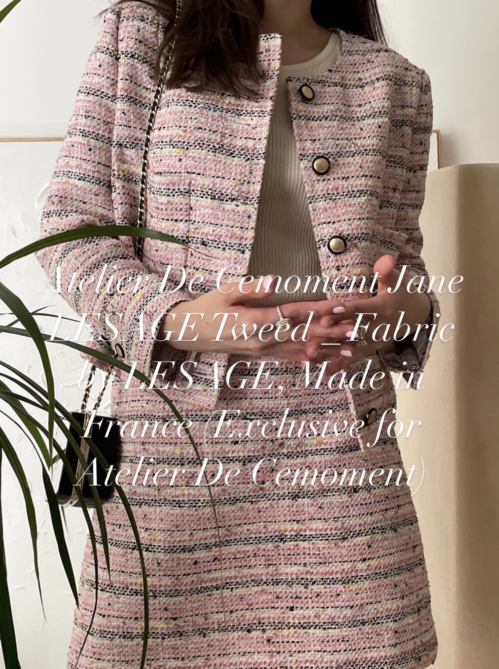 Atelier De Cemoment Jane LESAGE Tweed Skirt _ Fabric by LESAGE, Made in ...