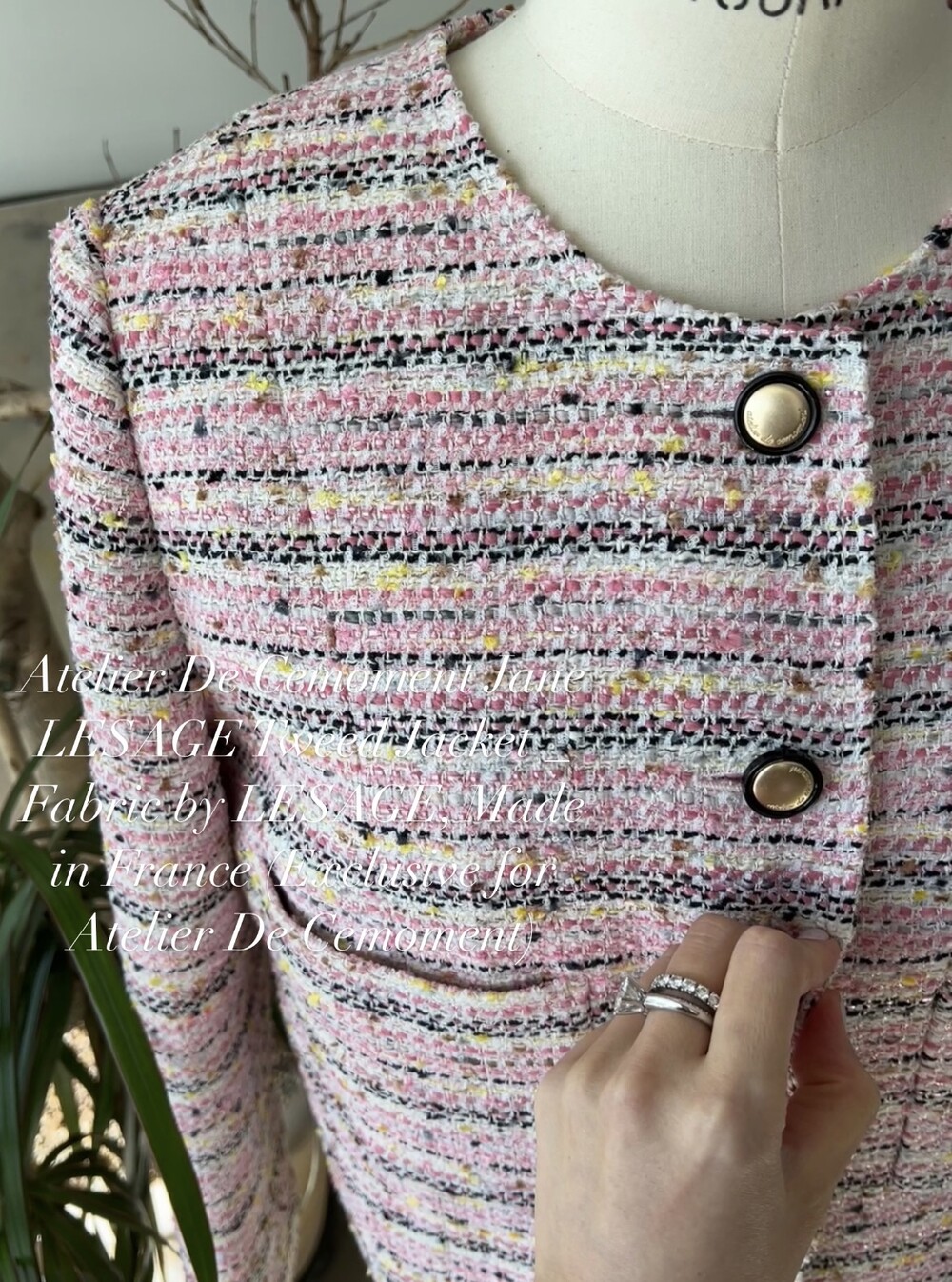 Atelier De Cemoment Jane LESAGE Tweed Jacket _ Fabric by LESAGE, Made ...