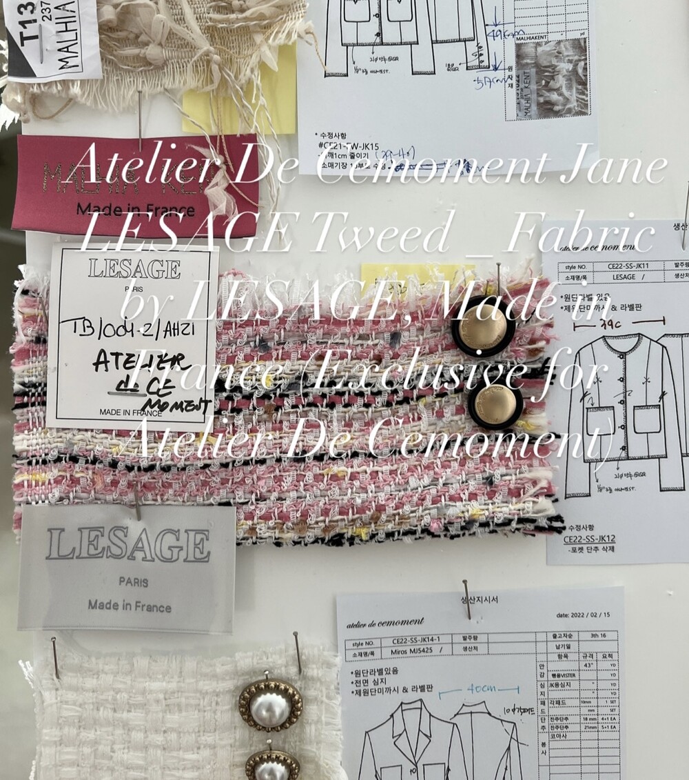 Atelier De Cemoment Jane LESAGE Tweed Jacket _ Fabric by LESAGE, Made ...