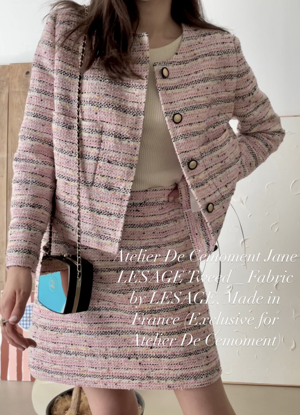 Atelier De Cemoment Jane LESAGE Tweed Jacket _ Fabric by LESAGE, Made ...