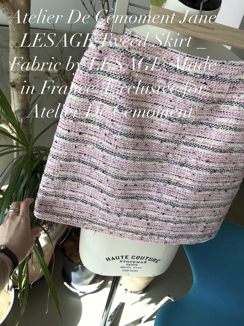 Atelier De Cemoment Jane LESAGE Tweed Skirt _ Fabric by LESAGE, Made in ...