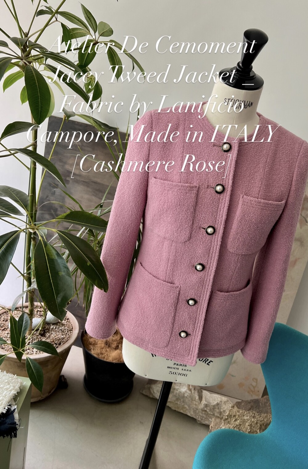 Atelier De Cemoment Jacey Tweed Jacket _ Fabric by Lanificio Campore ...