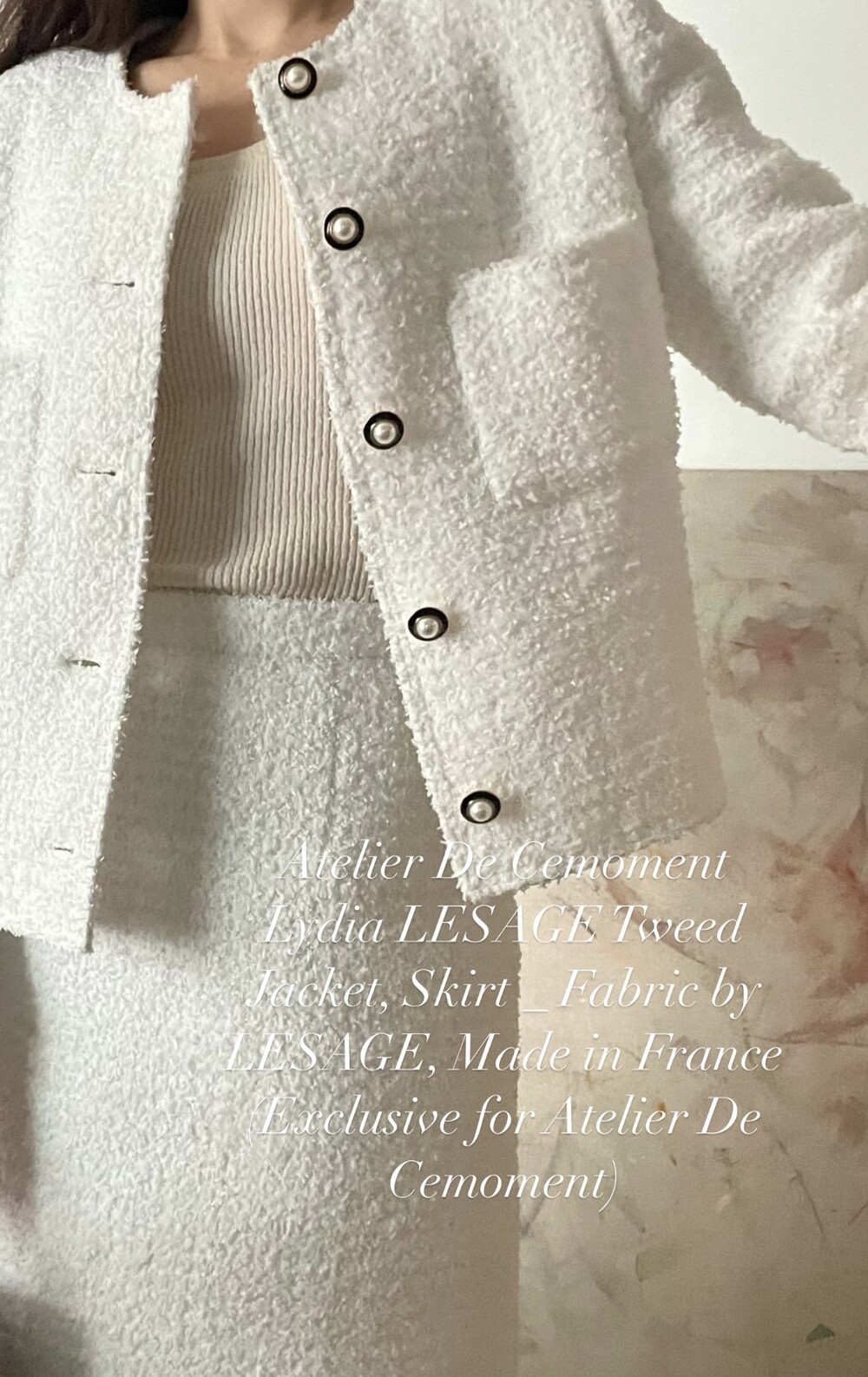Atelier De Cemoment Lydia LESAGE Tweed Jacket _ Fabric by LESAGE, Made ...