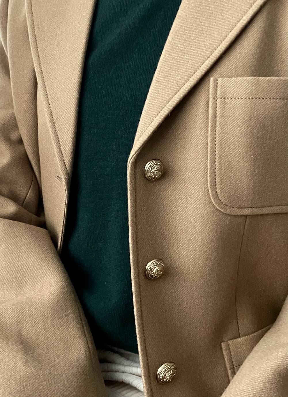 Stanley Camel/Wool Jacket _ Fabric by, Made in Japan
