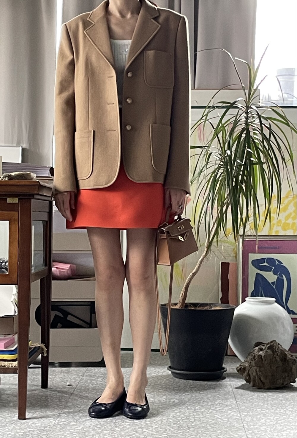 Stanley Camel/Wool Jacket _ Fabric by, Made in Japan